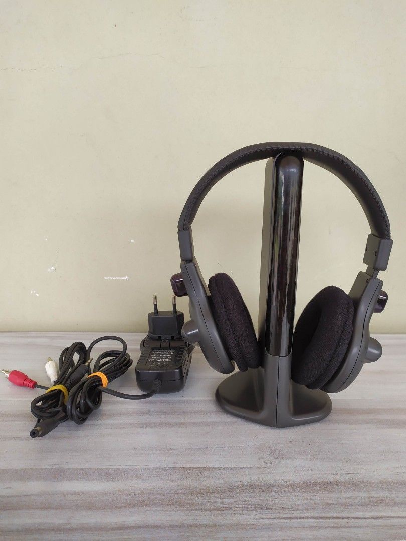Infratone Stereo Infrared Cordless Headphone System, Audio, Headphones ...