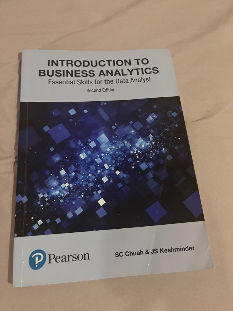 Introduction to Business Analytics (MGT555), Hobbies & Toys, Books & Magazines, Textbooks on ...