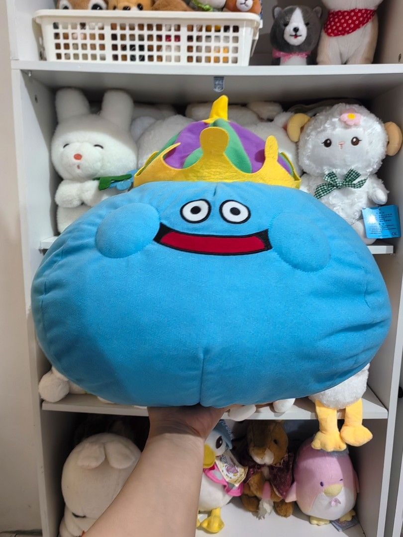 King Blue Slime (Dragon Quest) Pillow Plushie Stuff Toy, Hobbies & Toys ...