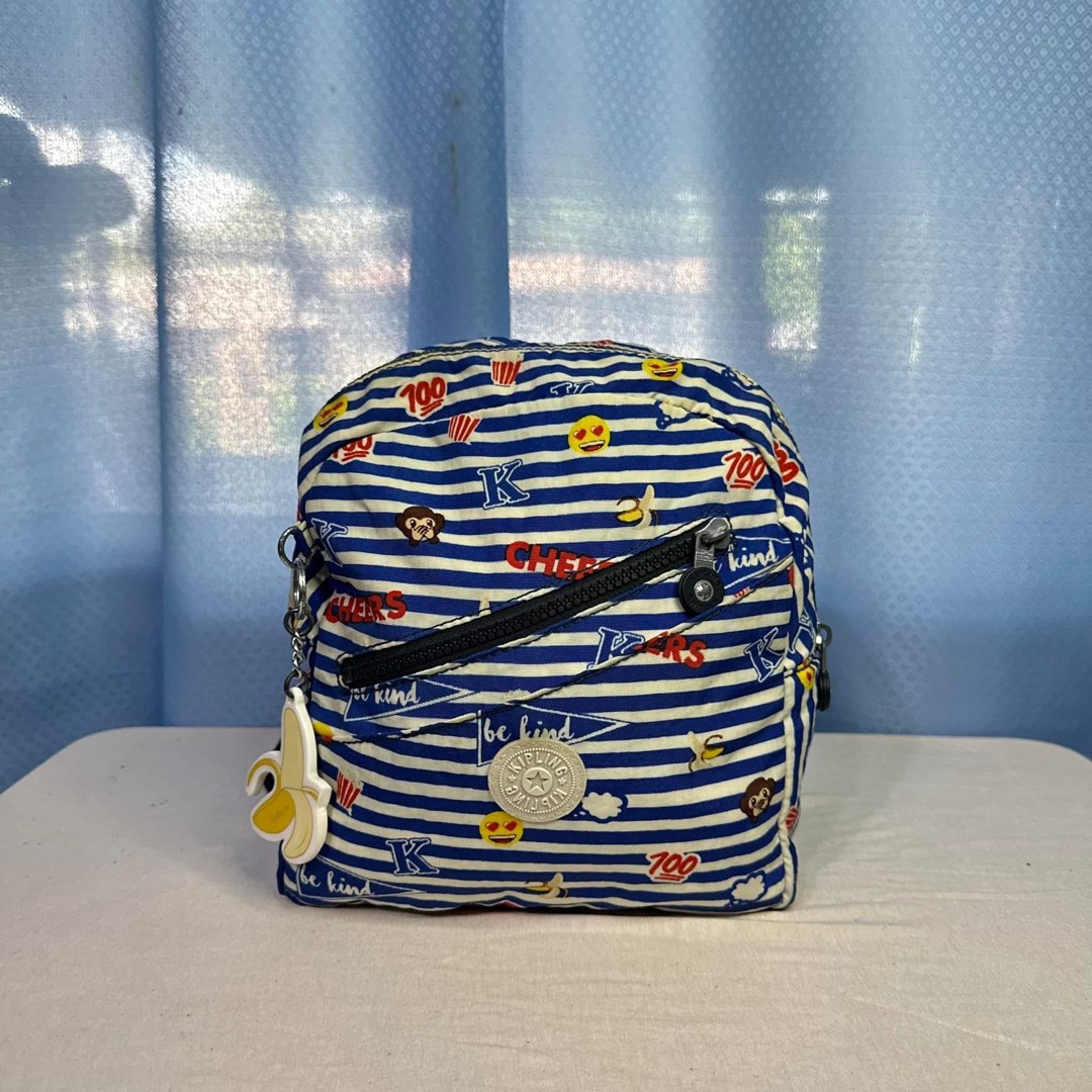 Kipling Emoji Backpack, Women's Fashion, Bags & Wallets, Backpacks on Carousell