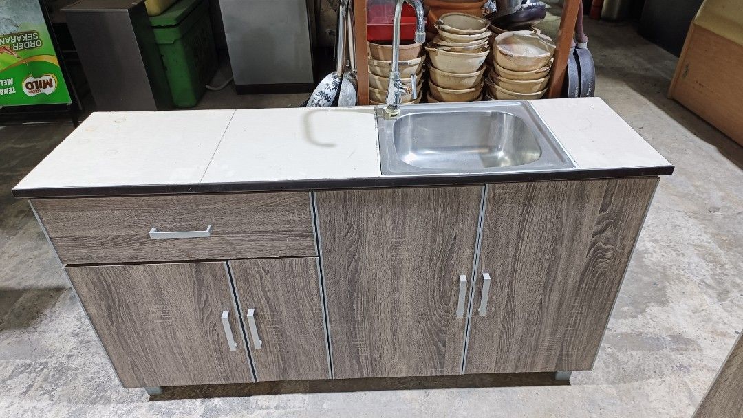 Kitchen cabinet with sink, Furniture & Home Living, Furniture, Other Home Furniture on Carousell