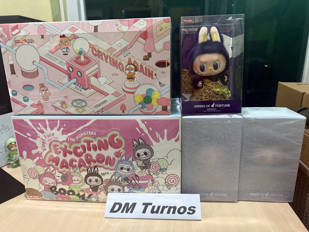 Labubu / WOF / Crying again, Hobbies & Toys, Toys & Games on Carousell