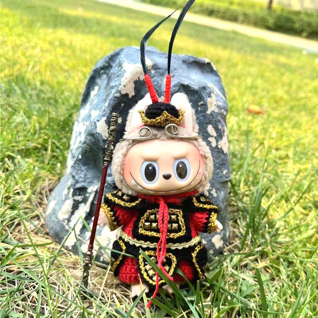 Labubu The Monsters costume outfit pop mart Black Myth Wukong Sun ...