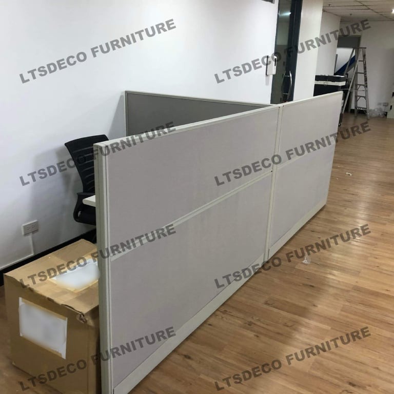 Laminates/ Fabric Panel Partition or Modular Partition, Furniture ...