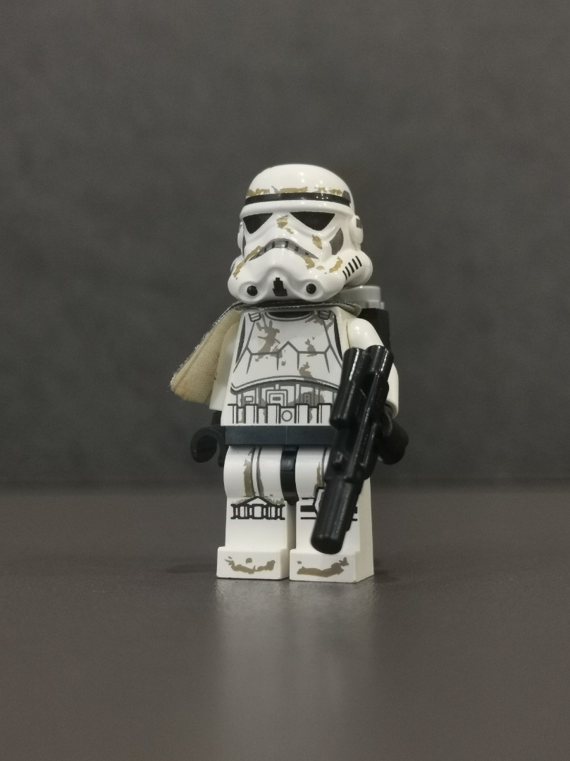 LEGO STAR WARS SW0383: Sandtrooper Minifigure - White Pauldron ...