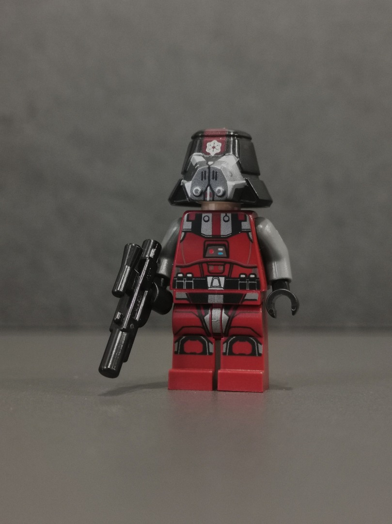 LEGO STAR WARS SW0436: Sith Trooper Minifigure - Dark Red Armor with ...