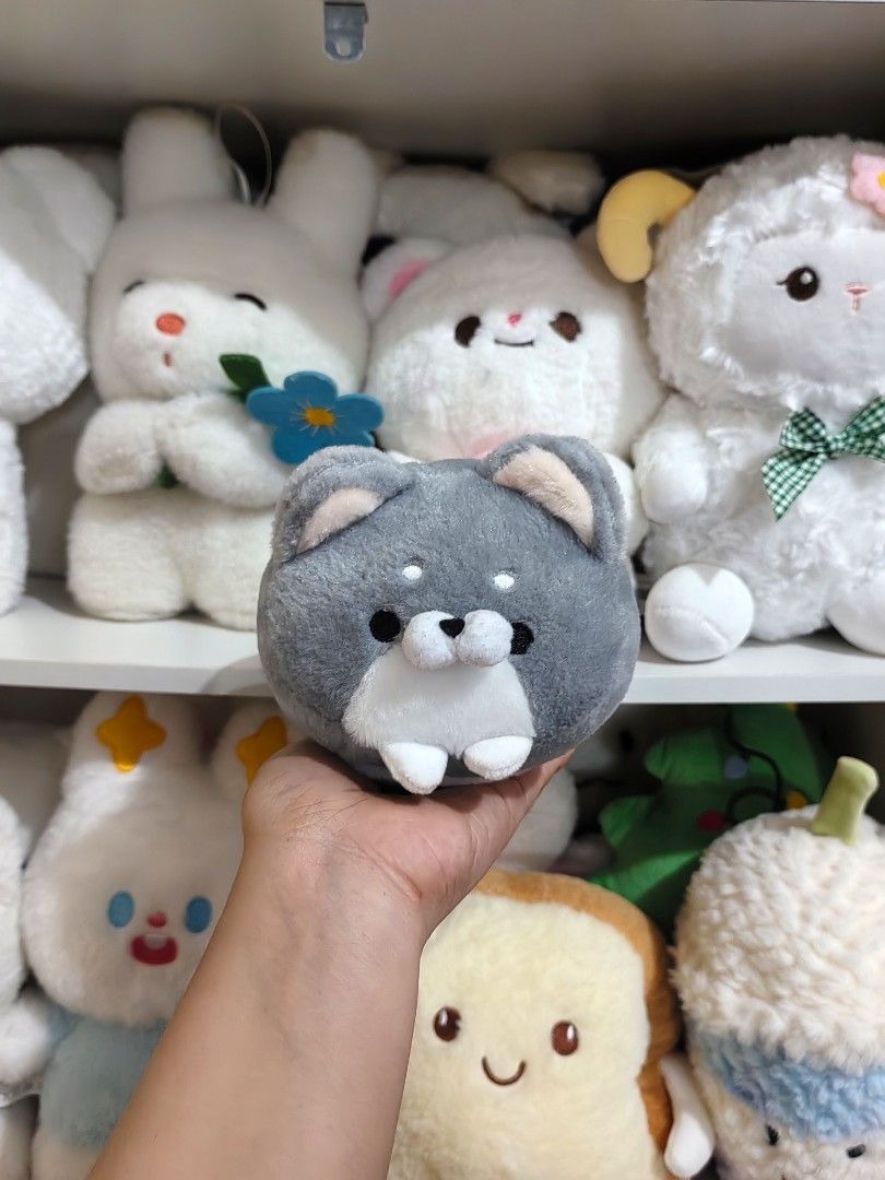 Long Gray Dog Mascot (Yell) Plushie Stuff Toy, Hobbies & Toys, Toys ...