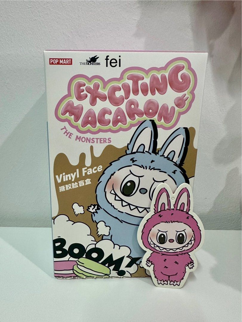 [lychee berry] v1 popmart labubu exciting macaron, Hobbies & Toys, Toys ...