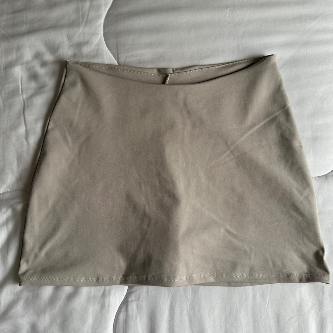 mini skirt w/ built-in shorts (stitchitbyjandc), Women's Fashion, Bottoms, Skirts on Carousell