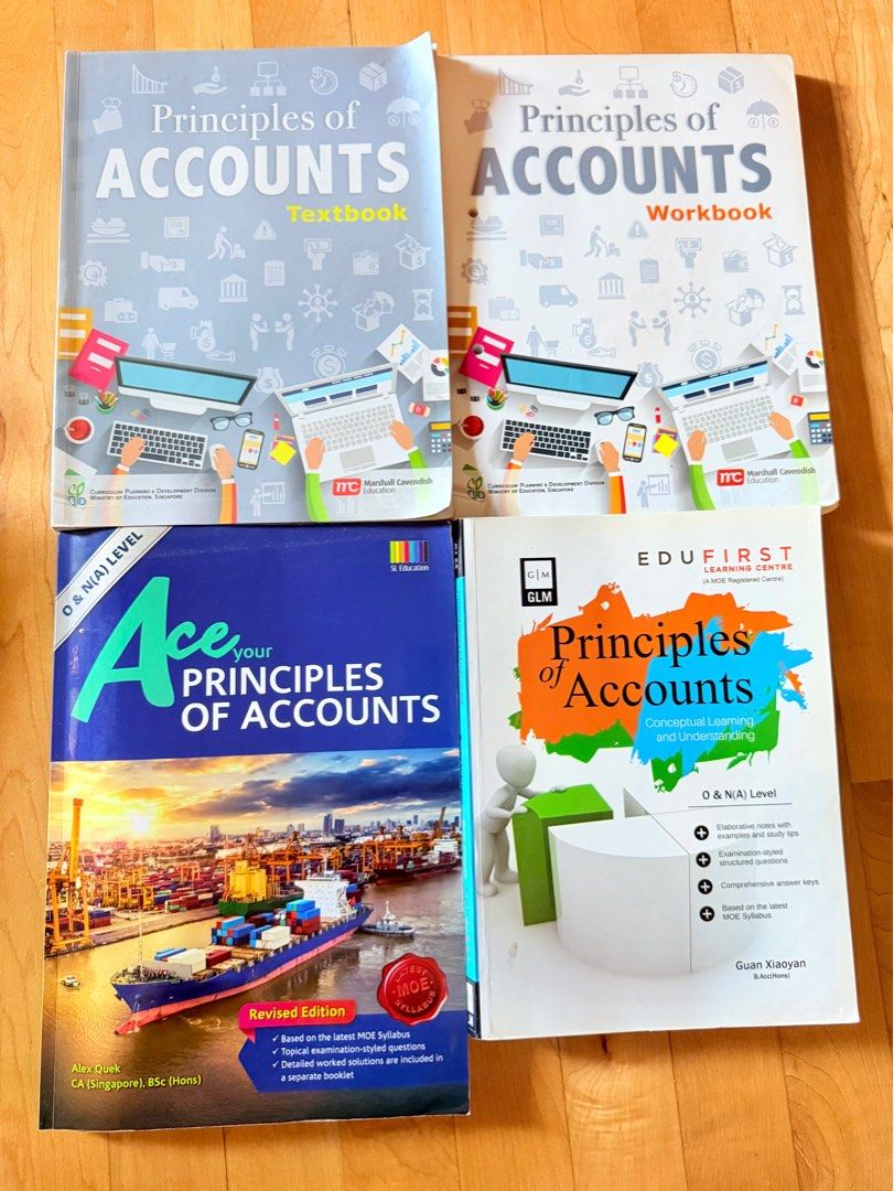 *SOLD* Principles of Accounts Textbook, Workbook & Assessment books ...