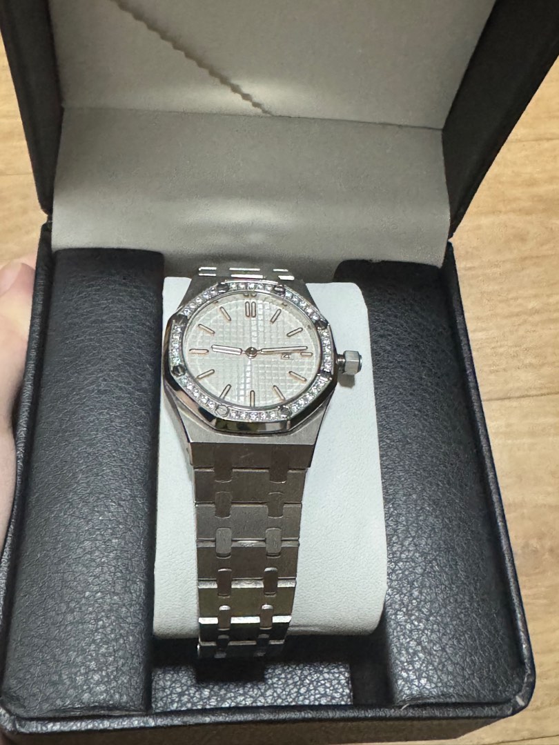Royal Oak homage Seiko MOD watch, Men's Fashion, Watches & Accessories ...