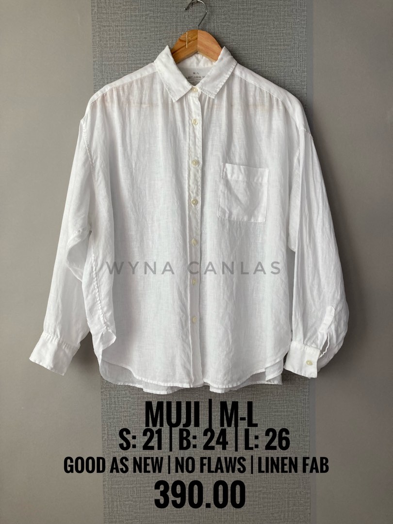 Muji - M-L, Women's Fashion, Tops, Longsleeves on Carousell