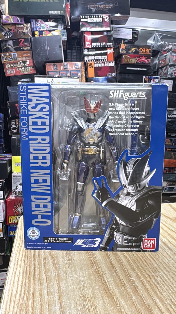 sold (N)開封品 Bandai S.H.Figuarts Shf Masked Rider New Den-O Strike Form ...