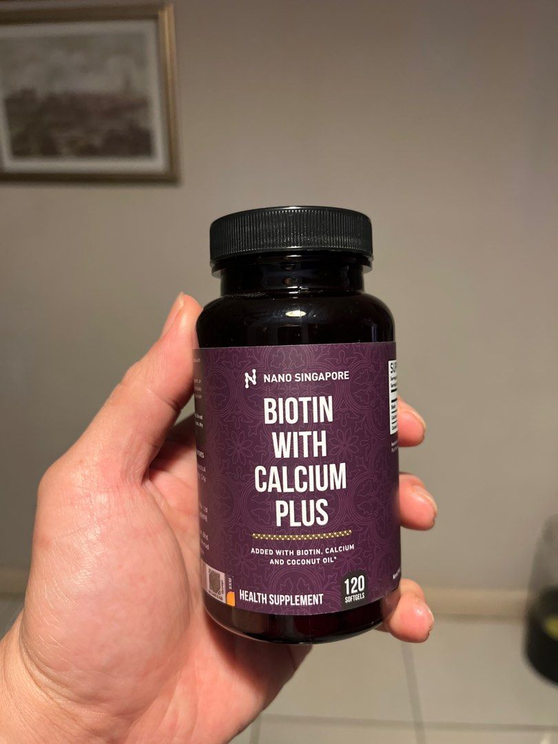 Nano Singapore Biotin With Calcium Plus, Health & Nutrition, Health ...