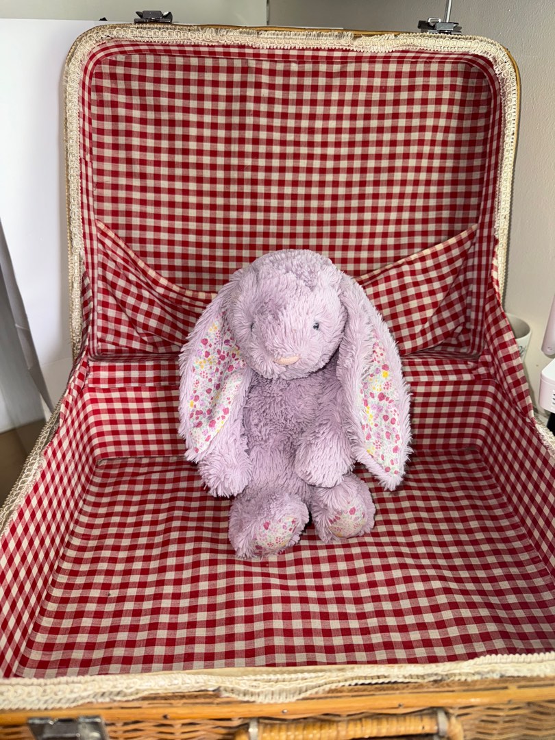 Original Rare JellyCat bunny, Hobbies & Toys, Toys & Games on Carousell