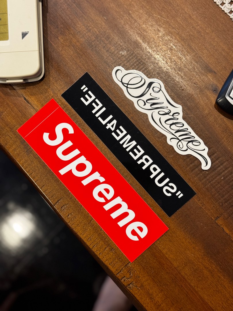 Original Supreme sticker set, Everything Else, Others on Carousell