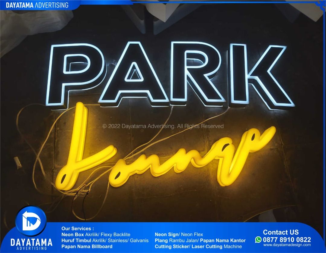 Papan Nama, Neon Box, Huruf Timbul, Neon Flex, Signage, dan Billboard ...