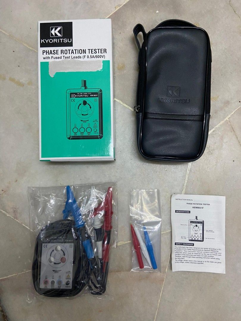 Phase Rotation Tester - Kyoritsu KEW 8031F, Everything Else, Others on ...