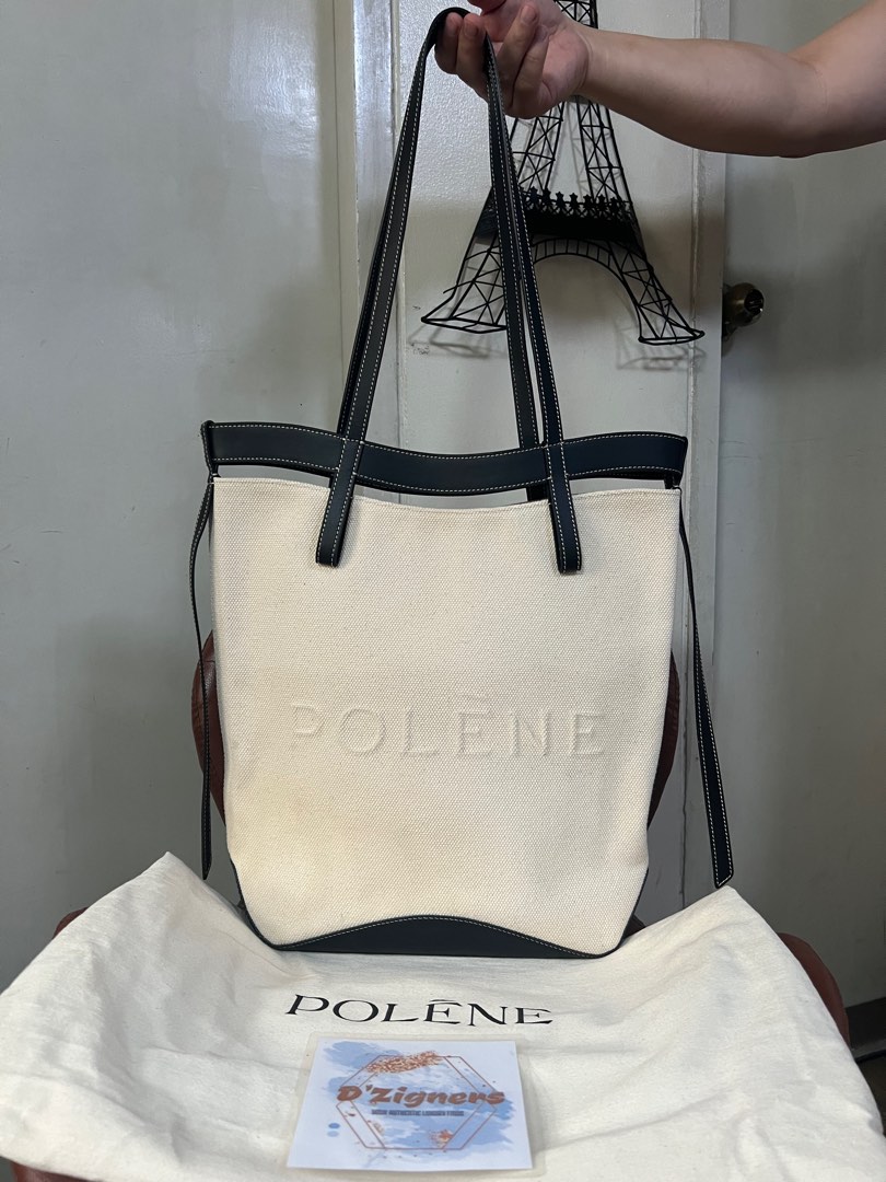 Polene Ilo canvas tote bag, Luxury, Bags & Wallets on Carousell