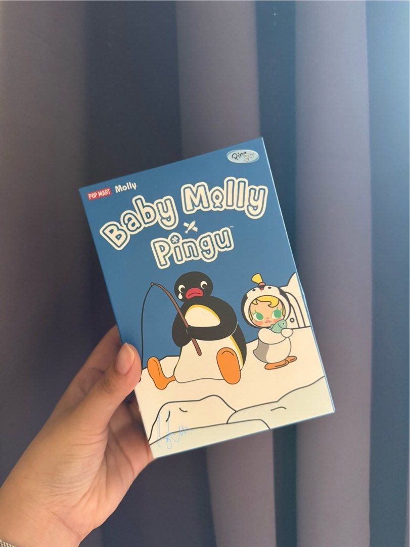 Pop Mart Baby Molly x Pingu, Hobbies & Toys, Toys & Games on Carousell