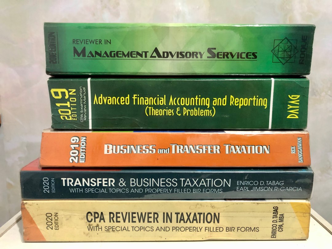 Preloved Accounting Books | MS ROQUE | AFAR DAYAG | TAXATION BOOKS ...