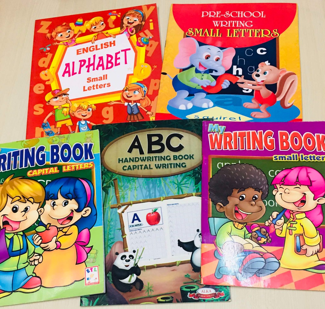 Pre-School Writing Capital Letters, Small Letters Set, Hobbies & Toys ...