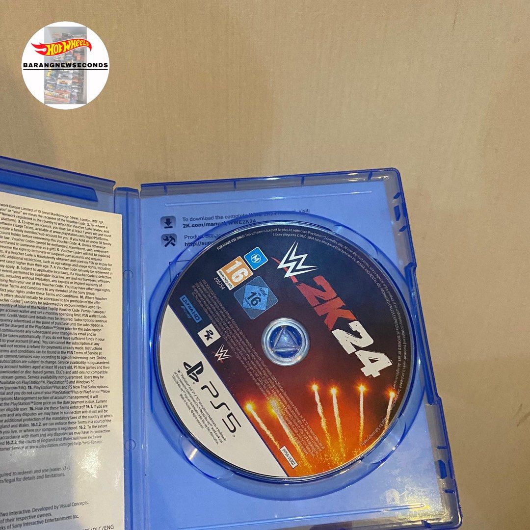 PS5 WWE 2k24 Original Disc, Video Game, Game di Carousell