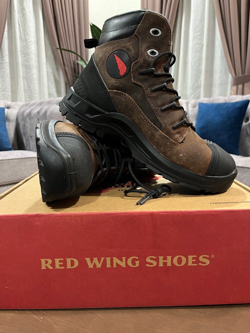 Red Wing Safety Shoes, Men's Fashion, Footwear, Boots on Carousell