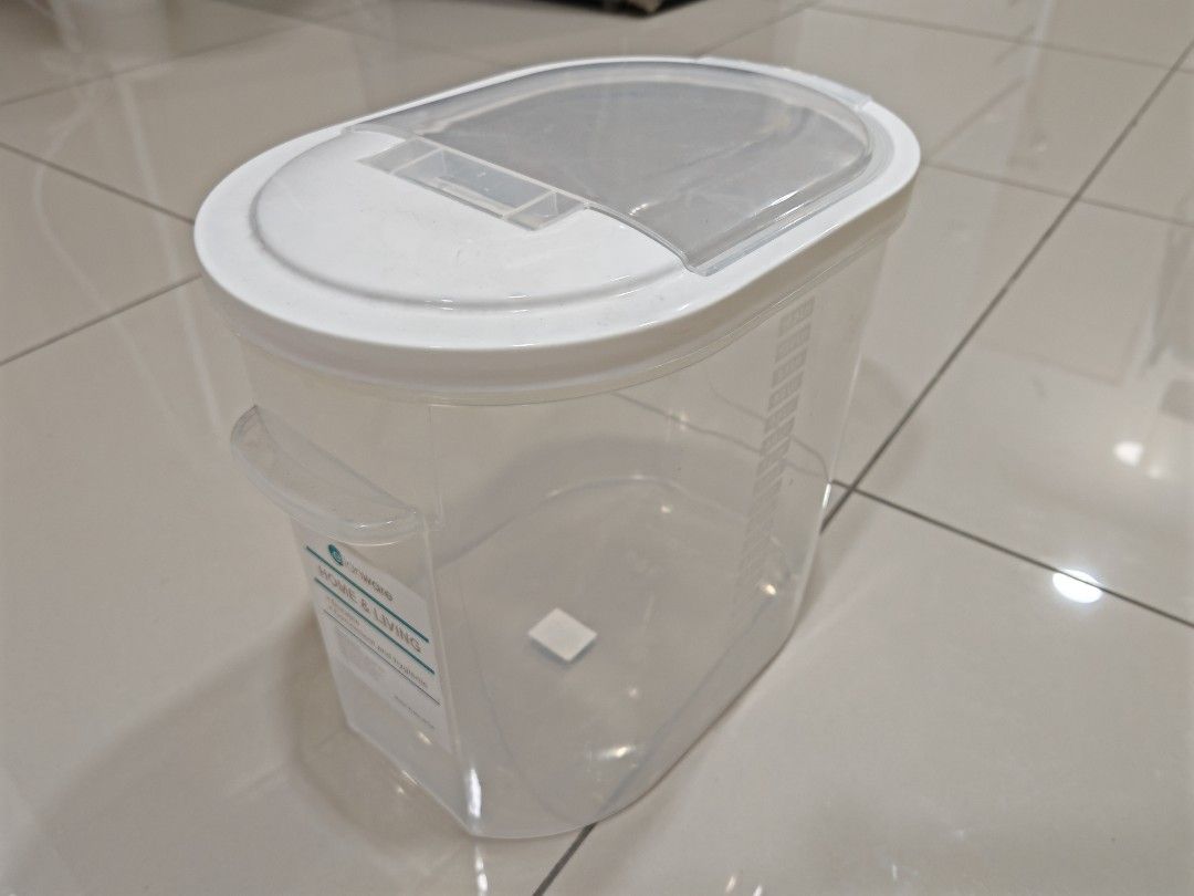 Elianware Rice bucket (10.5 Liter), Furniture & Home Living ...
