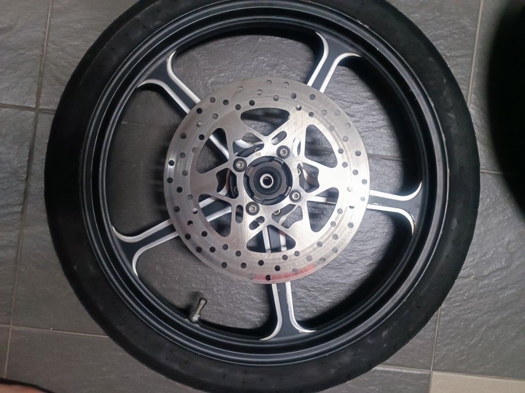 Rim aji full set, Motorbikes on Carousell