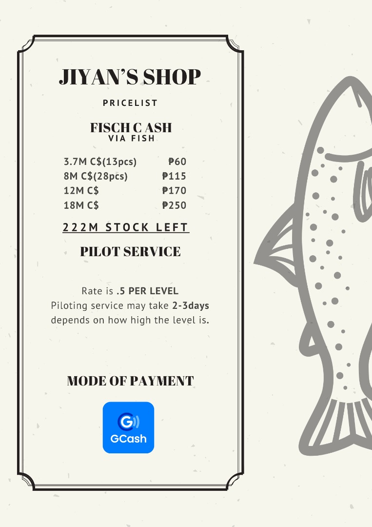 Roblox Fisch Cash, Video Gaming, Video Games, Others on Carousell