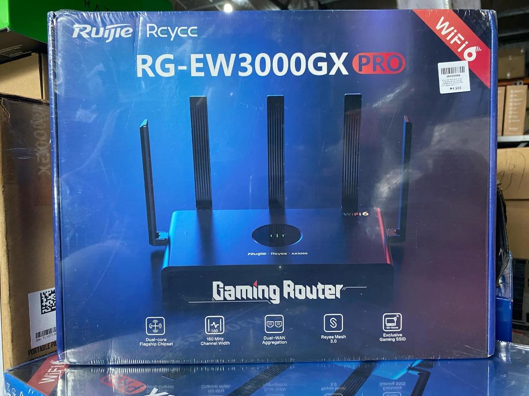 RUJIE REYEE RG-EW3000GX PRO GAMING ROUTER, Computers & Tech, Parts & Accessories, Networking on ...
