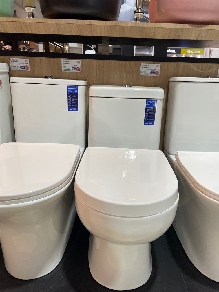 Saniware Water Closet One Piece S-trap 250mm, Furniture & Home Living ...