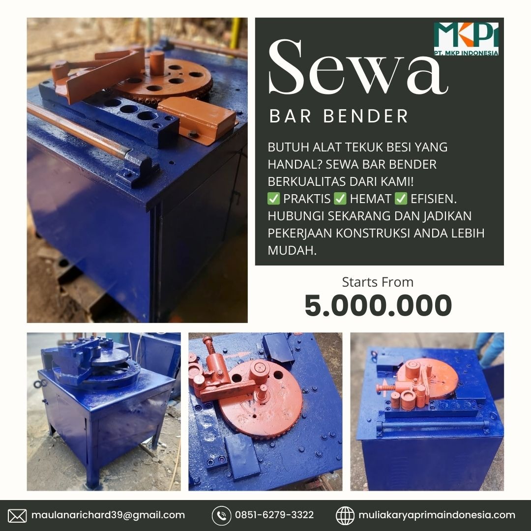 Sewa Bar Bender PT MKP INDONESIA di MAHAKAM ULU, Provinsi KALIMANTAN ...