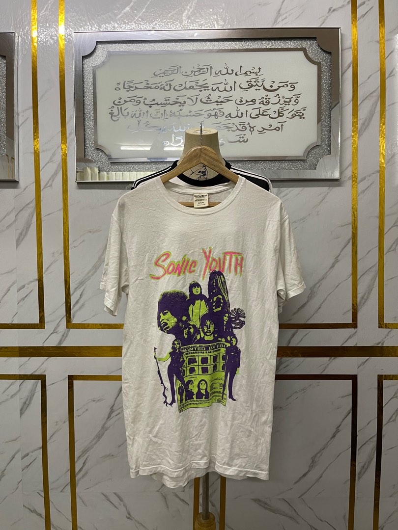 Sonic Youth, Men's Fashion, Tops & Sets, Formal Shirts on Carousell