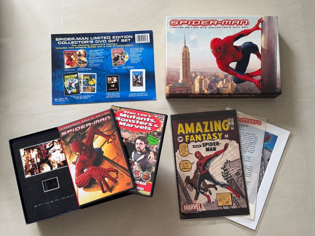Spider-Man Limited Edition DVD Collector’s Gift Set (Imported from US ...