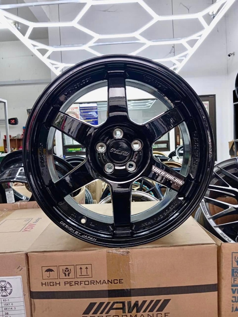 SPORT Rim AOW TE37 17" ALZA WISH ALTIS POLO CALDINA GT86 BRZ VELOZ ...