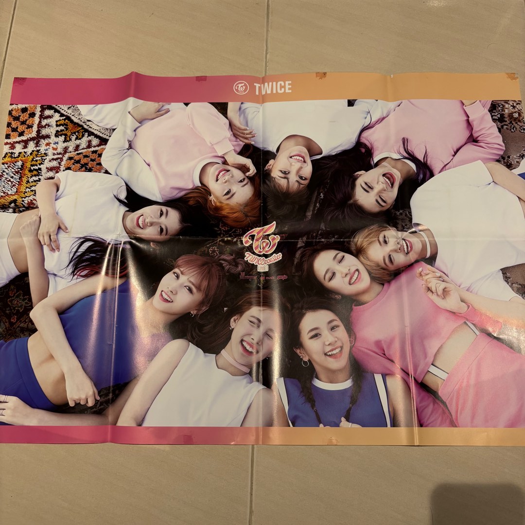 Twice Twicecoaster Lane 1, Lane 2 & Feel Special folded poster, Hobbies ...