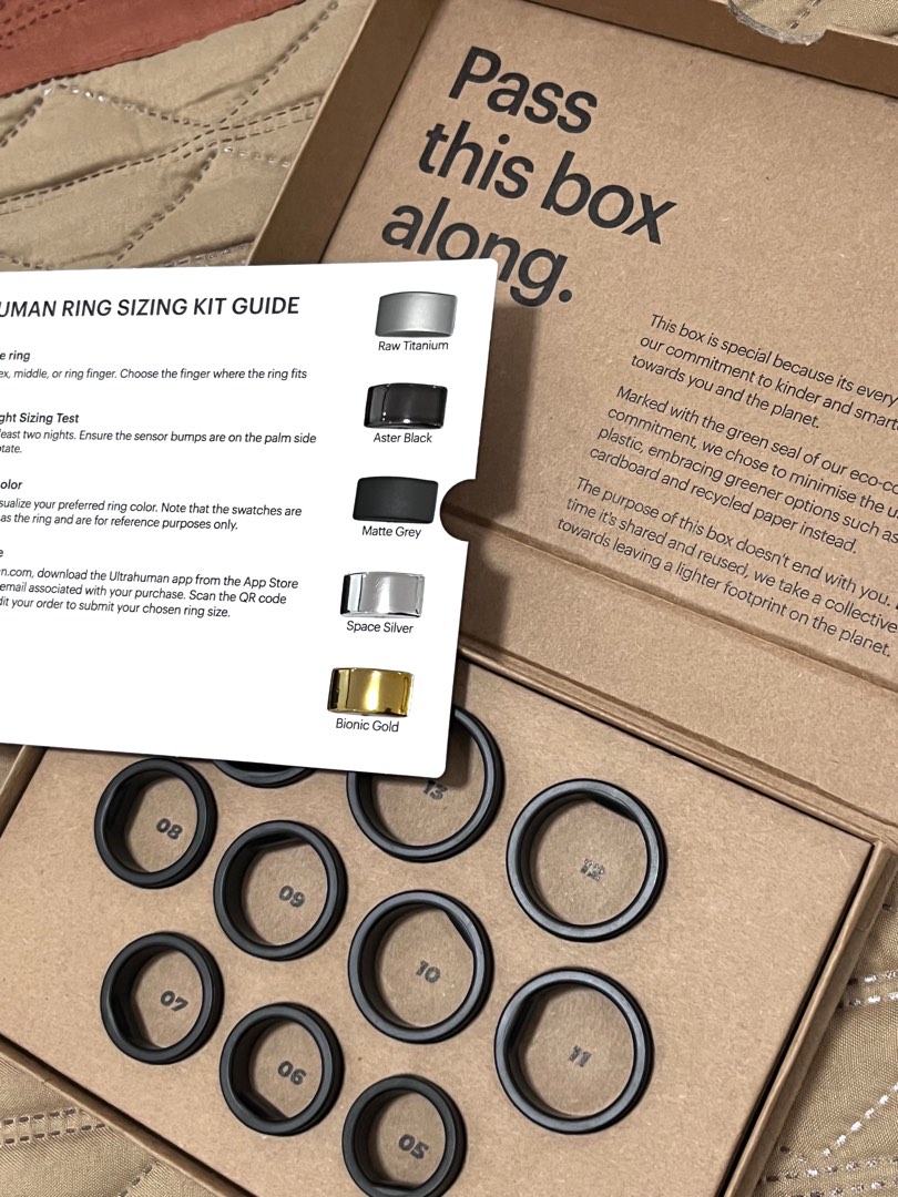 ULTRAHUMAN RING AIR (Sizing Kit), Mobile Phones & Gadgets, Wearables ...