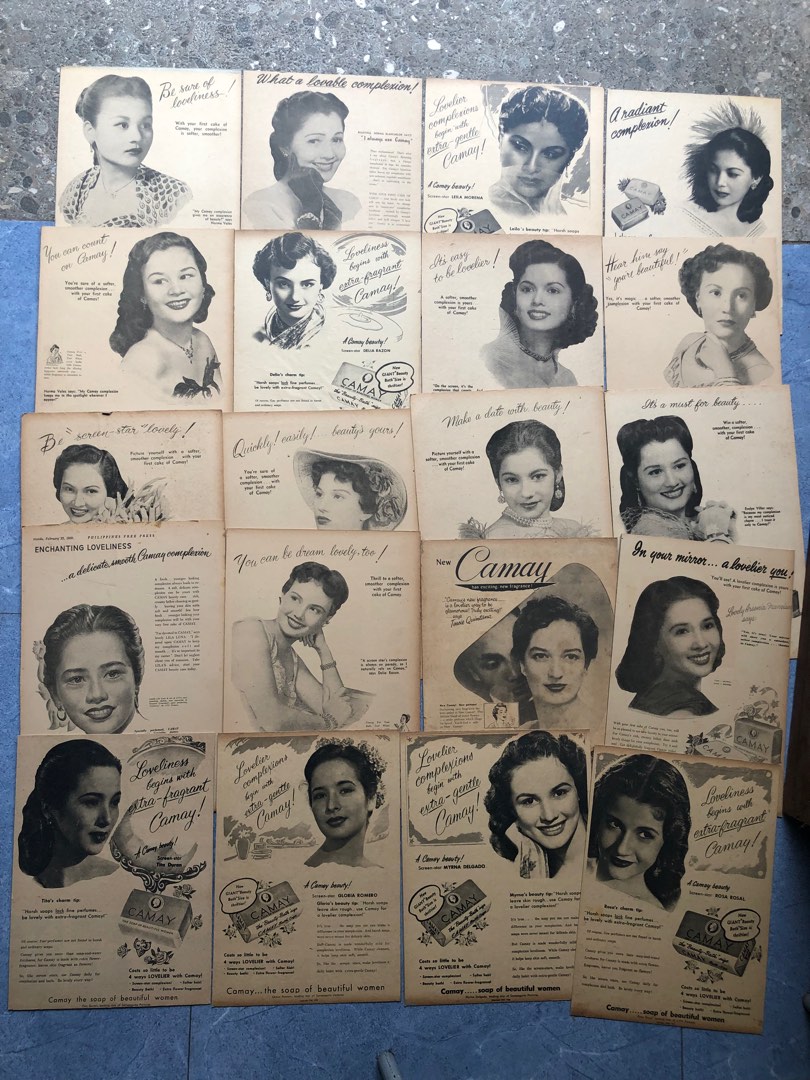 Vintage 1950s Philippine Filipina Actress Actresses Artist Artista ...