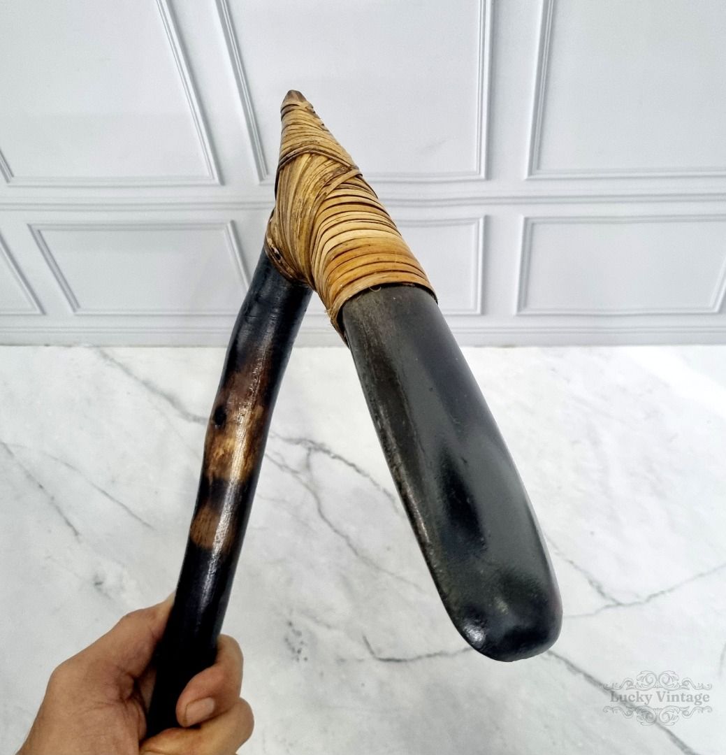 Vintage Lawas Kapak Batu Senjata Tradisional Primitif Jee Jugum Papua ...