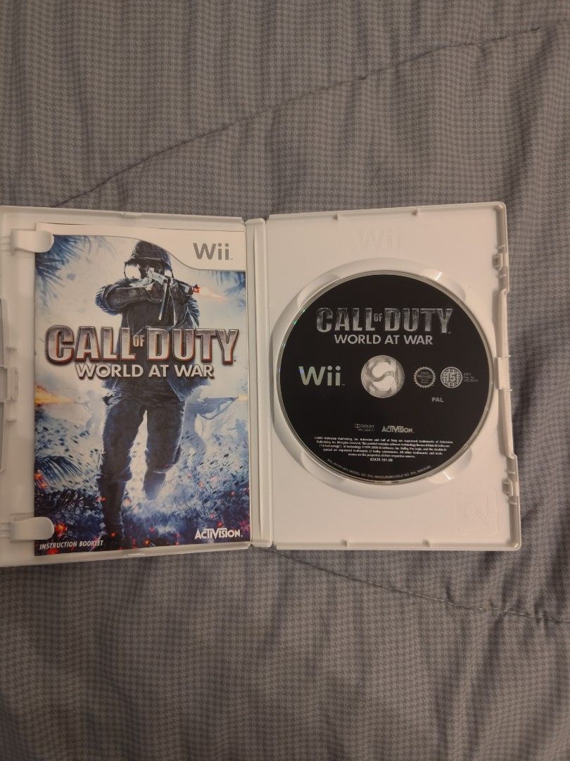 Wii - Call of Duty World At War, Video Gaming, Video Games, Nintendo on ...