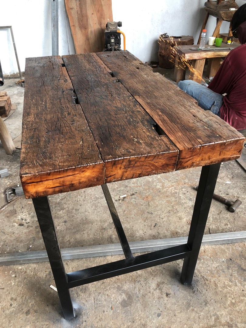 Yakal dining table antique, Furniture & Home Living, Furniture, Tables ...