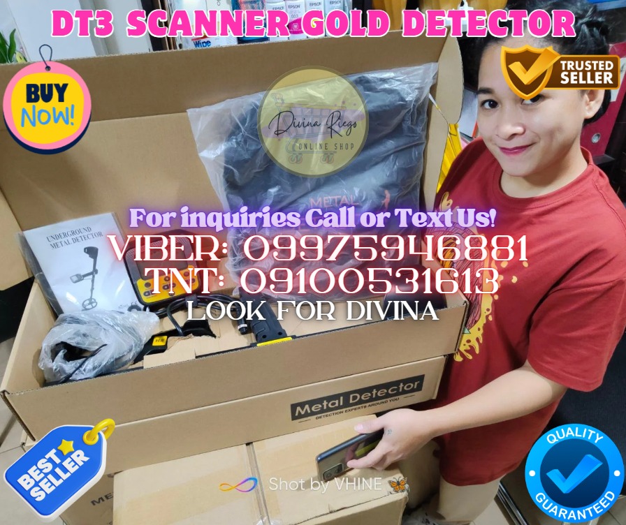 100% Quality Gold Detector DT3 Underground Scanner Available Today, Furniture & Home Living ...