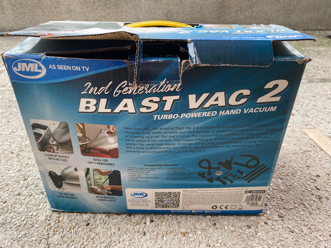 2nd gen Blast Vac 2, Furniture & Home Living, Cleaning & Homecare ...
