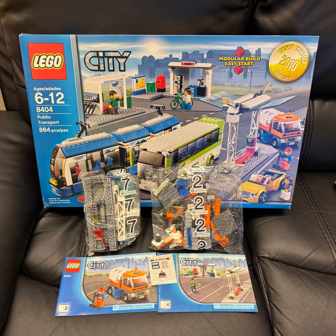 [詳情睇內文] Lego 8404 Public Transport Station 公共運輸站 - 只售清掃車和巴士站 (2010年產 ...