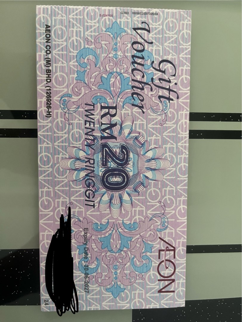 AEON Gift Voucher (total RM100), Everything Else, Others on Carousell