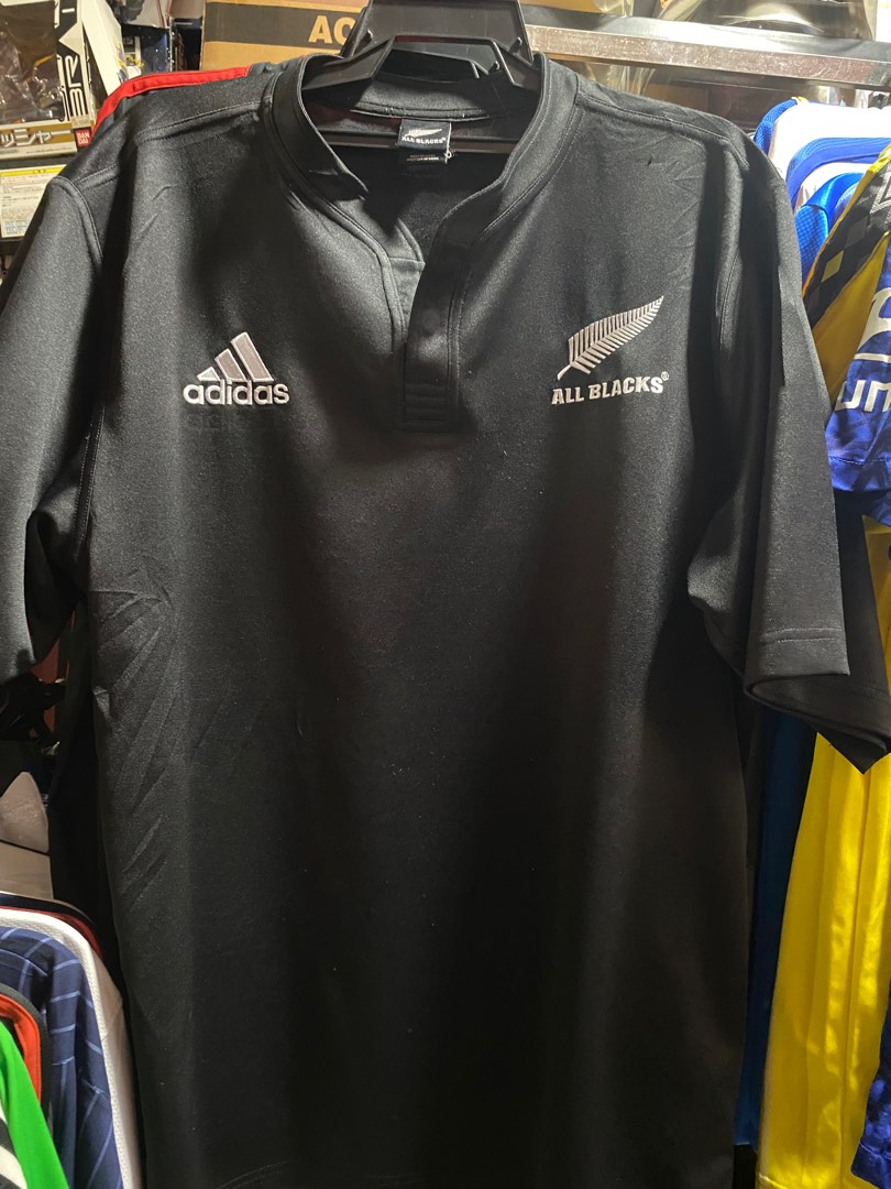 All Black Rugby Jersey, Men's Fashion, Activewear on Carousell