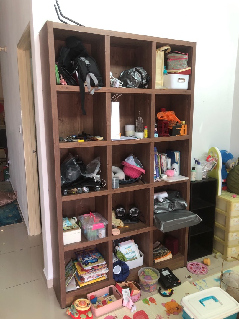 Almari Buku / Rak Letak Barang / Almari Rumah, Furniture & Home Living ...