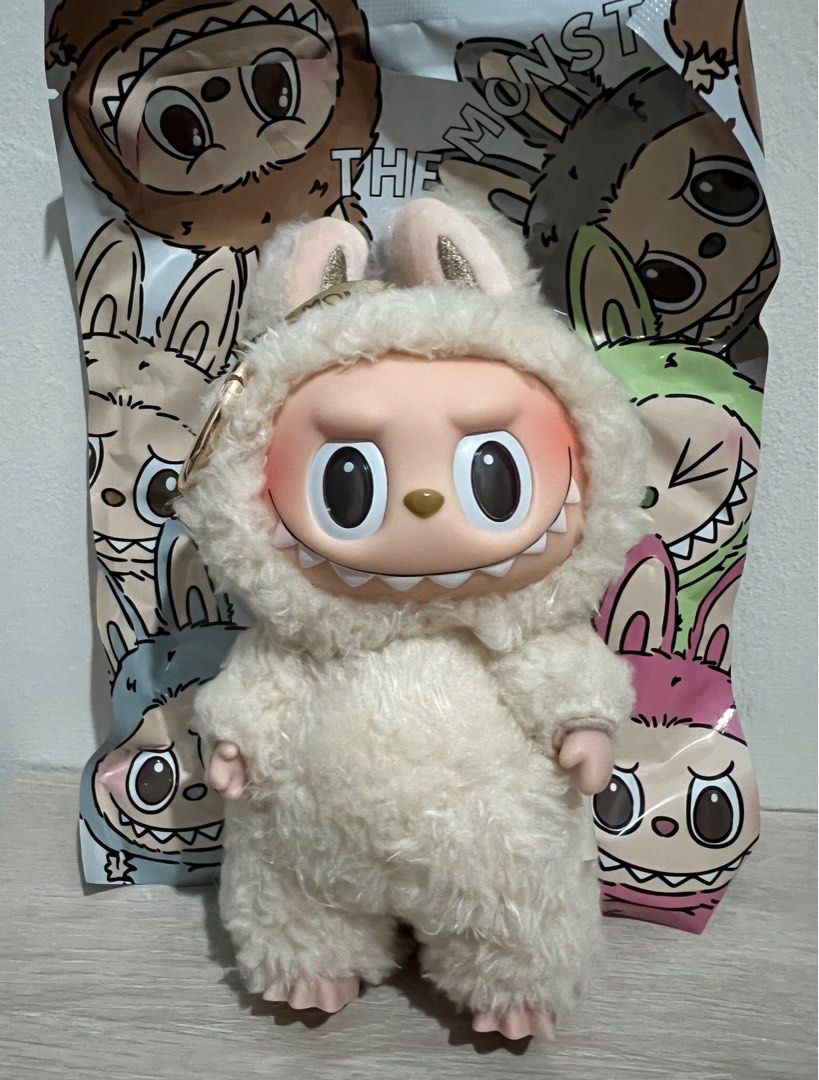 Authentic Popmart labubu Exciting Macaron (v1) Soymilk, Hobbies & Toys ...